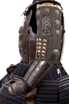 Bonhams : A RUSSET-IRON ARMOR WITH AN UCHIDASHI CUIRASS Helmet by ...