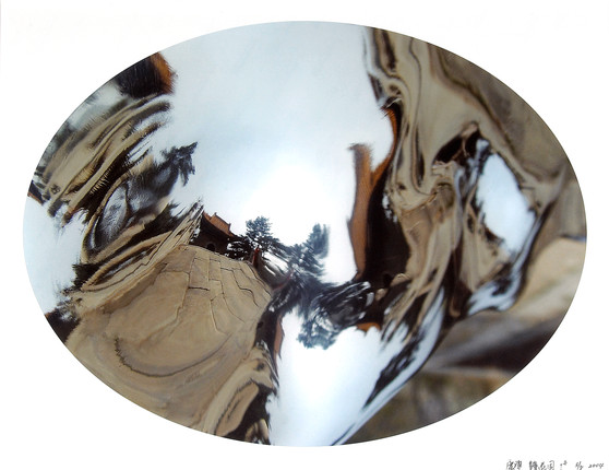 Bonhams : Zhan Wang (Chinese, born 1962); Flowers in the Mirror 7, from Beijing Series;