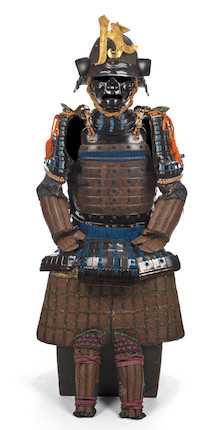 Bonhams : An armor with a Myochin-school cuirass Cuirass by Myochin ...