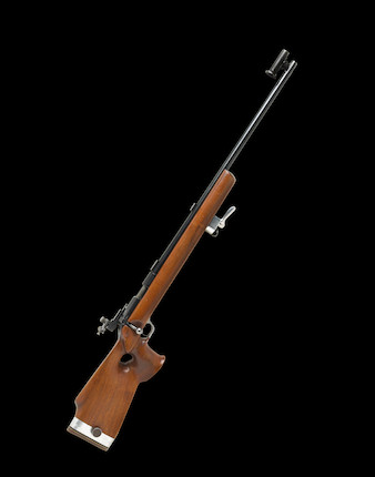 Bonhams : A rare experimental Winchester Model 52B Olympic target rifle