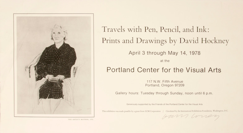 Bonhams : David Hockney (British, born 1937); Look at Hockney; David ...