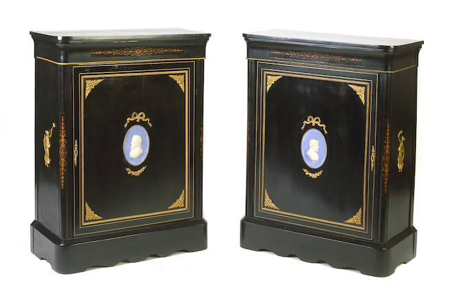 Bonhams A Pair Of Napoleon Iii Style Gilt Bronze And Jasperware