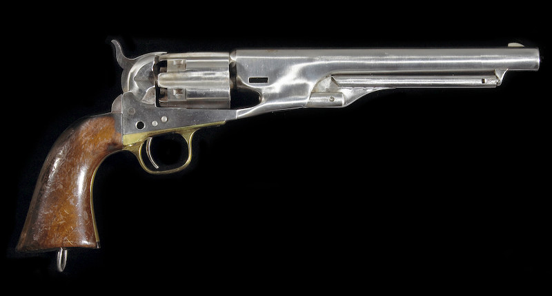 Bonhams : A scarce Colt Model 1860 Army fluted cylinder percussion revolver