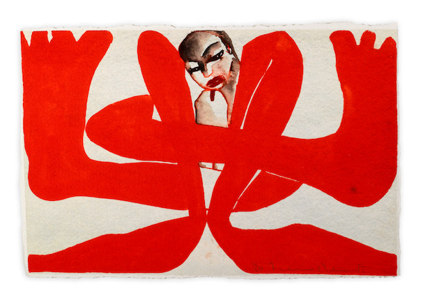 Bonhams : Francesco Clemente (Italian, born 1952); Untitled (Self ...