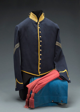 Bonhams : A Civil War U.S. Army cavalry corporal's uniform ensemble