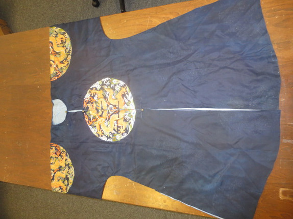 Bonhams : An embroidered midnight blue surcoat for an imperial prince ...