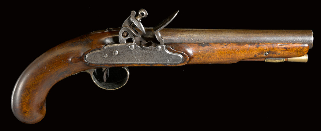 Bonhams : A rare 1796 Pattern heavy dragoon pistol with Nock's patent ...