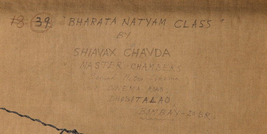 Bonhams : Shiavax Chavda (India, 1914-1990) Bharata Natyam Class
