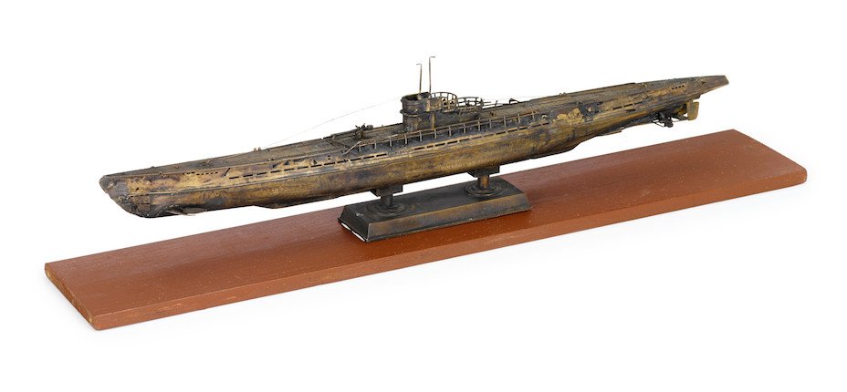 Bonhams : A model of a U-boat Type VIIC/42 circa 1950 approximately 12 ...