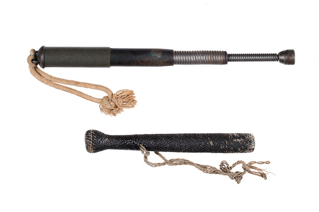 Bonhams : OSS expandable steel spring Baton 1940-44