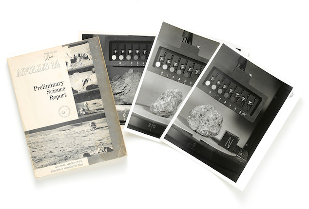 Bonhams : APOLLO 14 LUNAR SAMPLE PHOTOGRAPHS Group of 156 silver ...