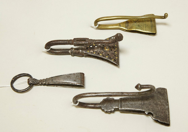 Bonhams : A group of 17th century sword hangers