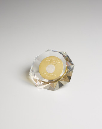 Bonhams : APOLLO 8BATTERY PLATE FLOWN ON THE FIRST MANNED EXPEDITION TO ...