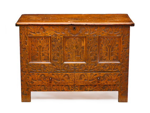 Bonhams : The extraordinary Hovey-Wadsworth Family joined oak and pine ...