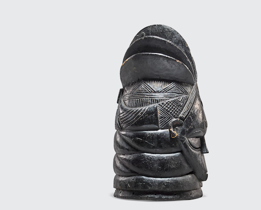 Bonhams : Gola (Dinh/Dei) Helmet Mask, Liberia