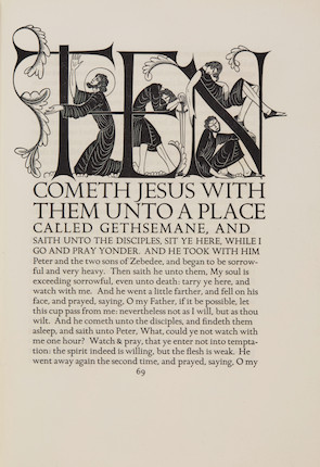 Bonhams : GOLDEN COCKEREL PRESS. GILL, ERIC. 1882-1940. The Four ...