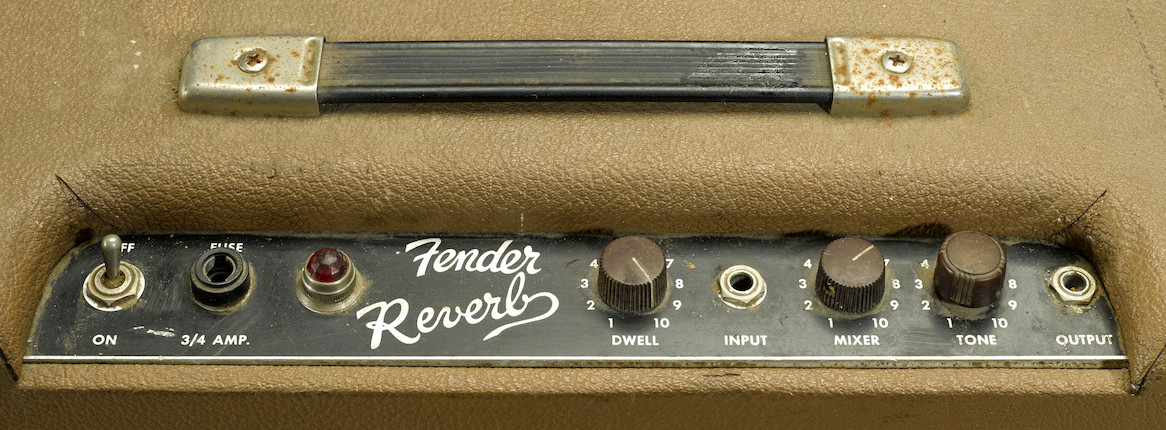 Bonhams : A FENDER REVERB AMPLIFIER OWNED AND USED BY JERRY GARCIA