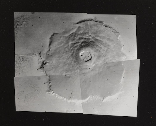 Bonhams : MARS-MARINER 9. Mosaic of 4 photographs of the Martian surface,