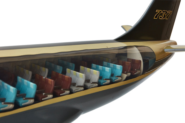 Bonhams : BOEING 737 CUTAWAY MODEL. Contractor's model, 53 x 42 x 50 ...
