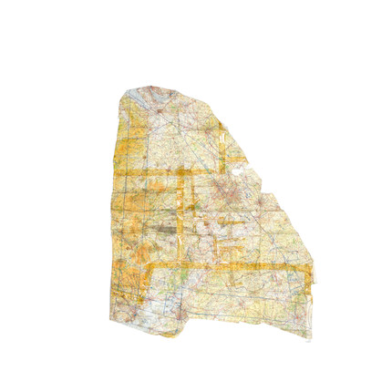 Bonhams : 1972 WORLD ALTITUDE RECORD FLIGHT MAP. Printed map ...