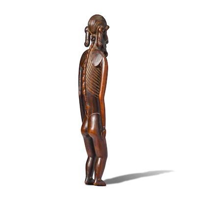 Bonhams : Magnificent and Rare Cadaverous Male Figure, Easter Island ...