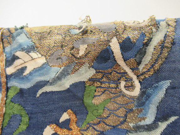 Bonhams : A CHINESE woman's Kesi silk riding jacket, MAGUA Early 19th ...