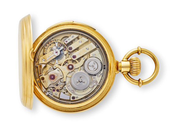 Bonhams : ALBERT H. POTTER & CO. GENEVA. A FINE AND RARE 18K GOLD ...