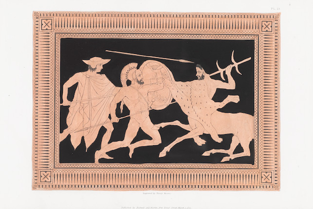 Bonhams : Henry Moses (British, 1782-1870); Set of Eight Engravings; (8)