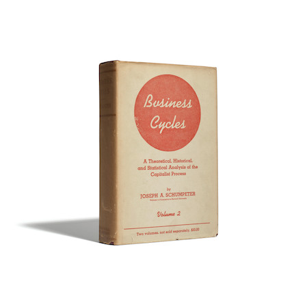 Bonhams : SCHUMPETER, JOSEPH A. 1883-1950. Business Cycles A ...
