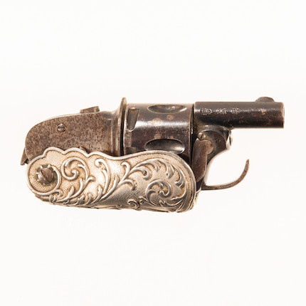 Bonhams Skinner : Novo Folding Trigger Revolver with Collapsing Metal ...
