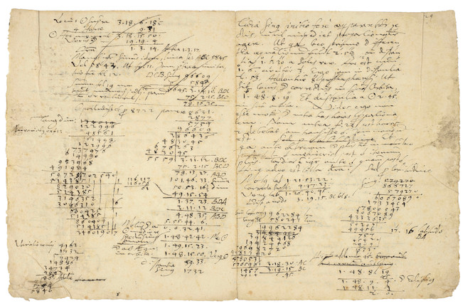 Bonhams : KEPLER INVESTIGATES PLANETARY MOTION. KEPLER, JOHANNES. 1571 ...