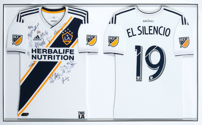 Bonhams La Galaxy Jersey Signed By Zlatan Ibrahimovic Jonathan Dos