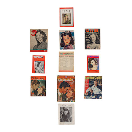 Bonhams : A LARGE COLLECTION OF GONE WITH THE WIND MAGAZINES AND PAPER ...