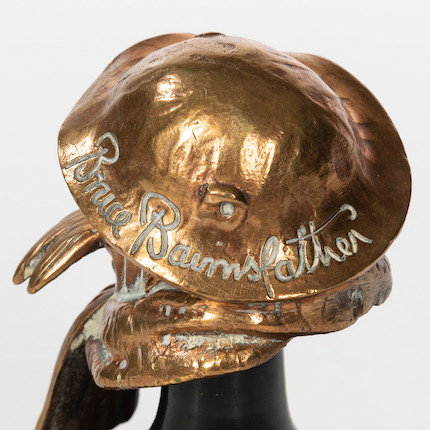 Bonhams Skinner : Bruce Bairnsfather Old Bill Bronze Hood Ornament ...