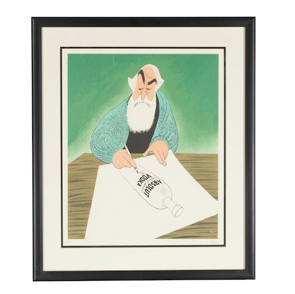 Bonhams : AL HIRSCHFELD (1903-2003) PAIR OF SELF-PORTRAITS