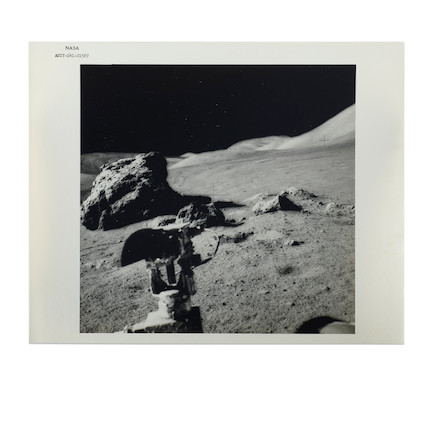Bonhams : APOLLO 17 LUNAR EVA CERNAN, GENE & HARRISON SCHMITT. 13 ...