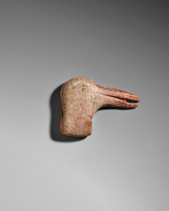 Bonhams : A NEOLITHIC JADE BIRD-HEAD FORM FINIAL Hongshan culture ...