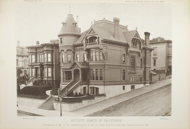 Bonhams : SAN FRANCISCO AND SAN JOSE ARCHITECTURE, 1880S. Artistic ...