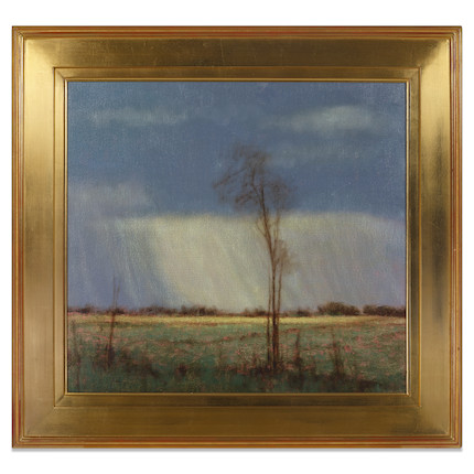Bonhams : Nancy Bush (born 1947) Autumn Storm 22 x 24 in. framed 30 x ...