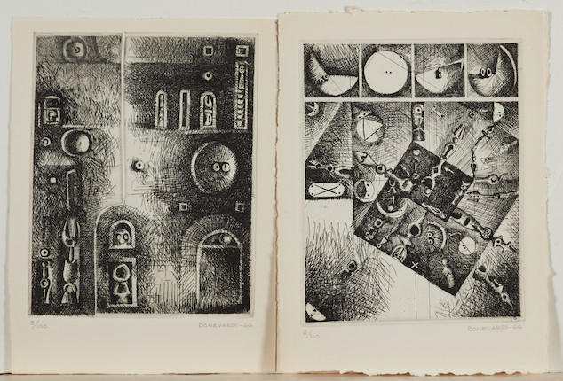 Bonhams Skinner : Marcelo Bonevardi (Argentinian, 1929-1994) Nine ...