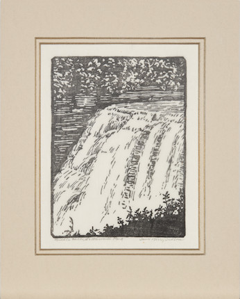 Bonhams Skinner : Jane Berry Judson (American, 1865-1935); Middle Falls ...