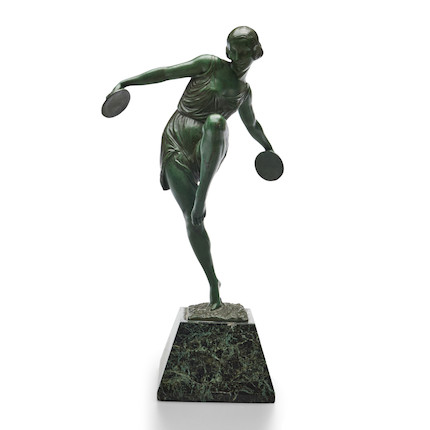 Bonhams Skinner : Pierre Le Faguays (1892-1962) La Danseuse aux Cymbals ...