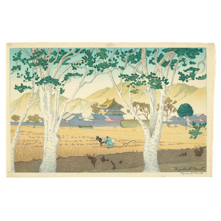 Bonhams : ELIZABETH KEITH (1887-1956) Two Woodblock Prints Showa era ...