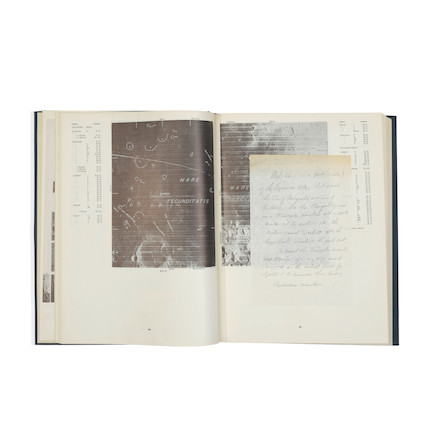 Bonhams : APOLLO 8 JIM LOVELL ON THE NAMING OF MOUNT MARILYN. 2 volumes ...