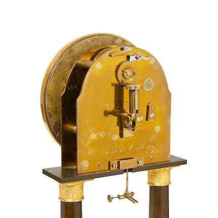 Bonhams : A FINE AND RARE EARLY 19TH CENTURY GILT AND PATINATED BRASS ...