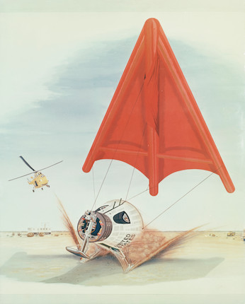 Bonhams : GEMINI PROGRAM ROGALLO WING GEMINI CAPSULE CONCEPT. Large ...
