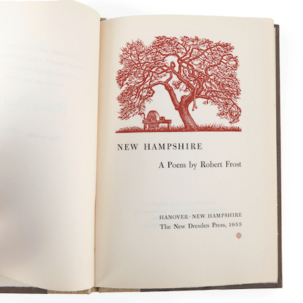 Bonhams Skinner : TWO SIGNED BOOKS BY ROBERT FROST. Frost, Robert (1874 ...