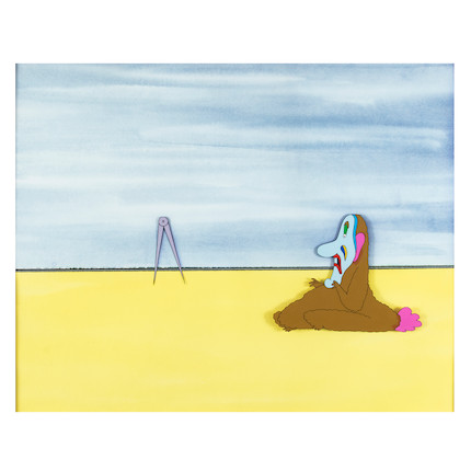 Bonhams : Jeremy Hillary Boob, Phd. Trio of Original Animation Cels ...