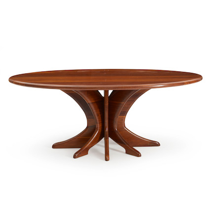 Bonhams Skinner : Marc van Rampelberg (b. 1949) Dining Table and Eight ...