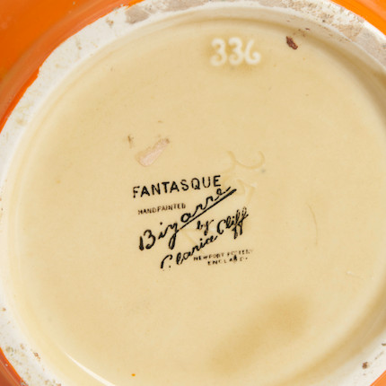 Bonhams Skinner : Clarice Cliff (1899-1972) Red Roof Pattern Biscuit ...